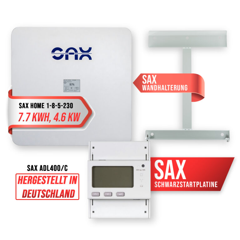 SAX POWER HOME Speicher 7,7 kWh Homespeicher 1-8-5-230