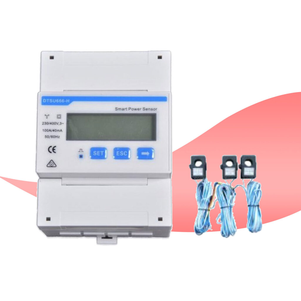 Huawei Energy Meter DTSU666-H 3-Phasen mit 3x 100A Sensoren - Powersax